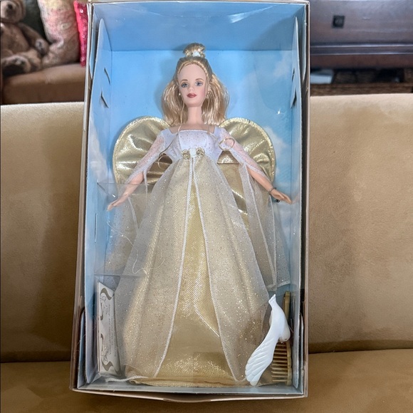 Mattel | Toys | Mattel Angel Doll With Gold And White Gown | Poshmark